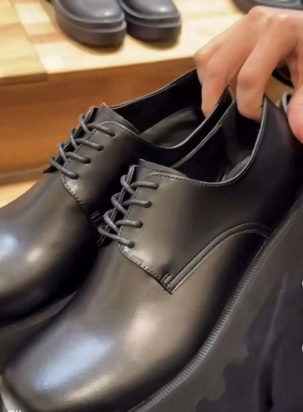 【增高5cm 】韓國 百搭 厚底 德比鞋 | WHATEVER STUDIO :: 正韓服飾選品