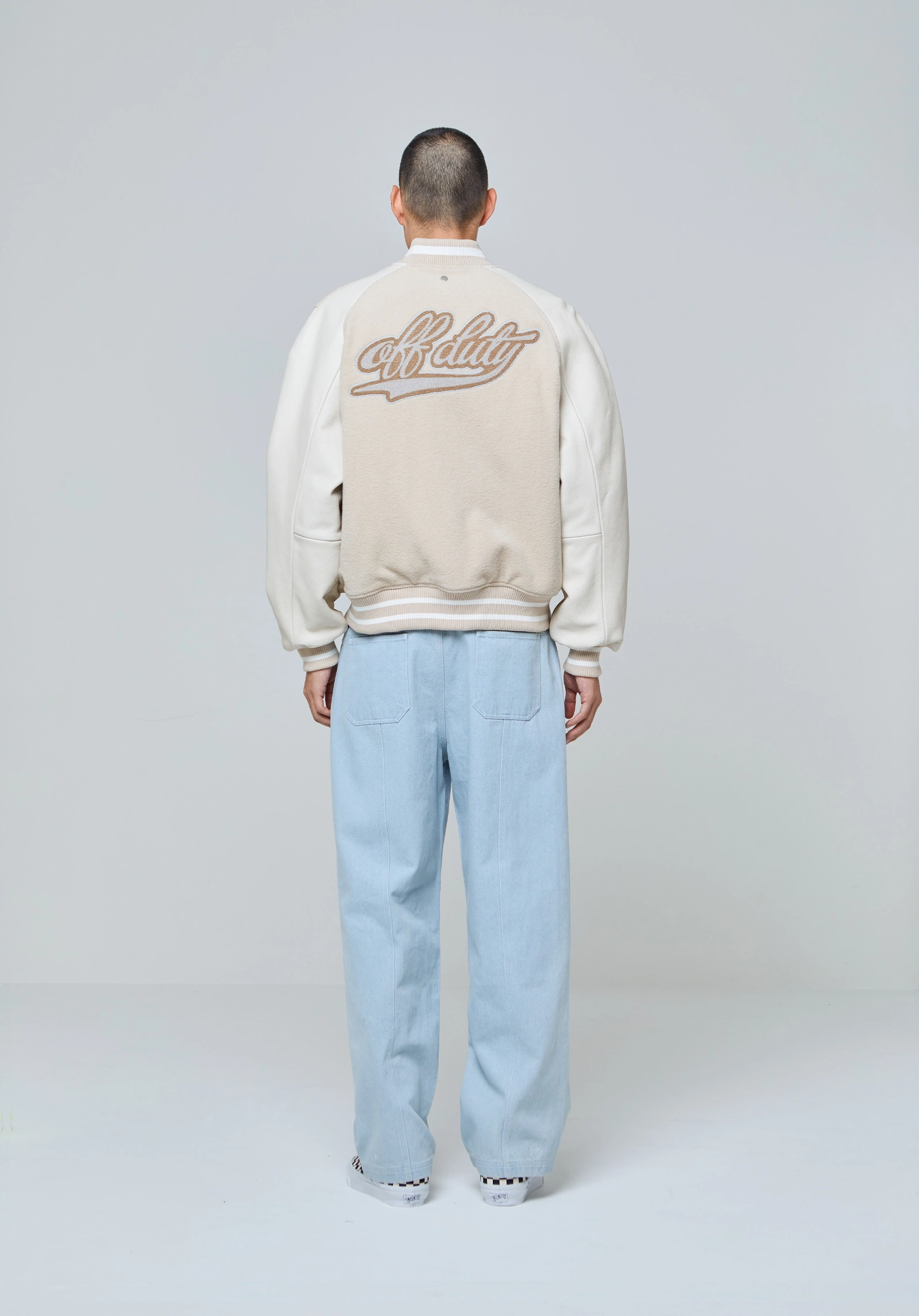 OD VARSITY JACKET CREAM