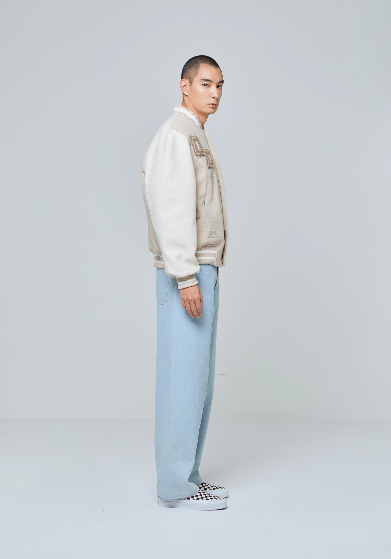 OD VARSITY JACKET CREAM