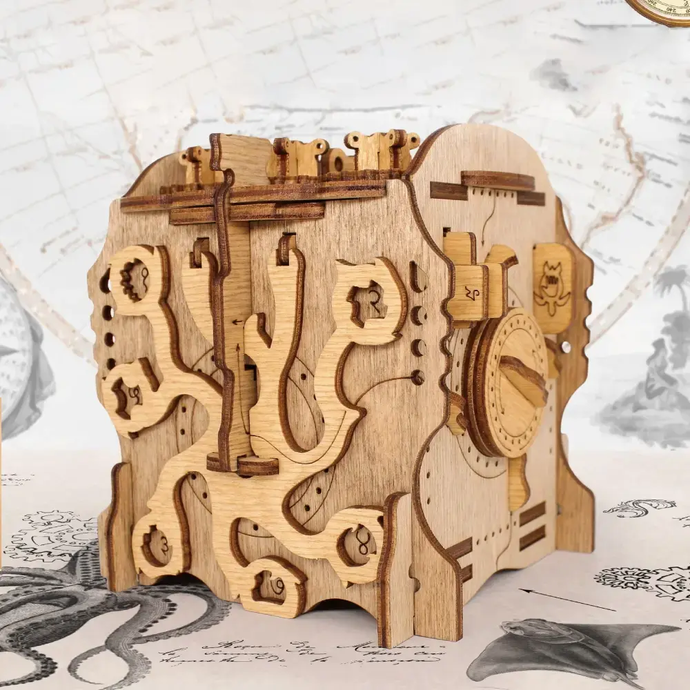 iDventure 益智機關盒 】尼莫船長的鸚鵡螺號｜密室逃脫桌遊 | Amodas