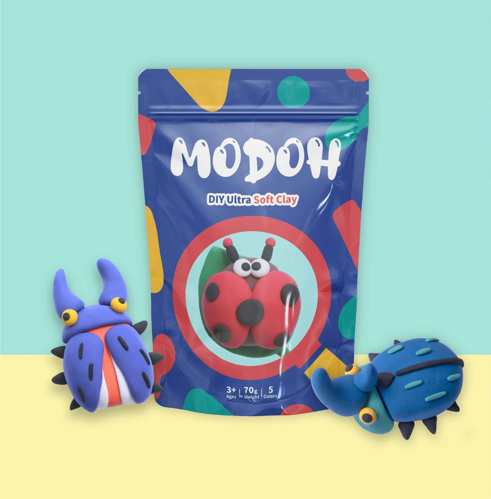 墨朵mini昆蟲組60g | MODOH 墨朵黏土